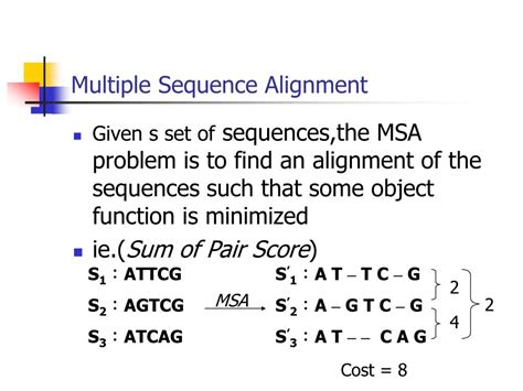 PPT Multiple Sequence Alignment Based On Compact Set PowerPoint