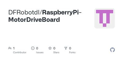 Github Dfrobotdlraspberrypi Motordriveboard