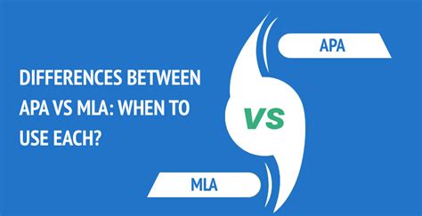 Differences Between Apa Vs Mla When To Use Each