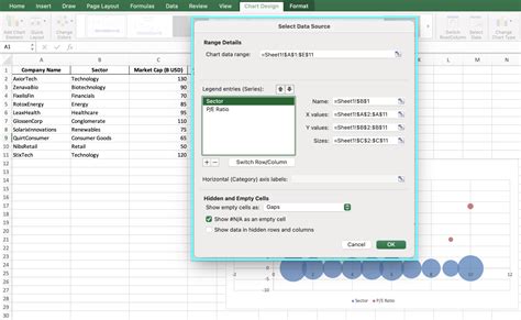 How To Create A Bubble Chart In Excel Downloadable Template