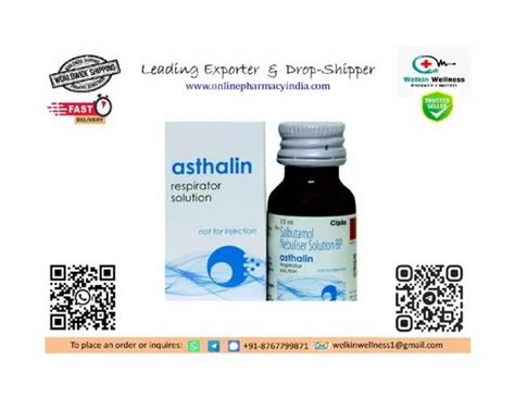 Asthalin Salbutamol Respirator Solution At ₹ 299 Jaripatka Nagpur
