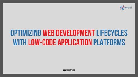 Chirag Dave On Linkedin Optimizing Web Development Lifecycles With Low Code Application Platforms