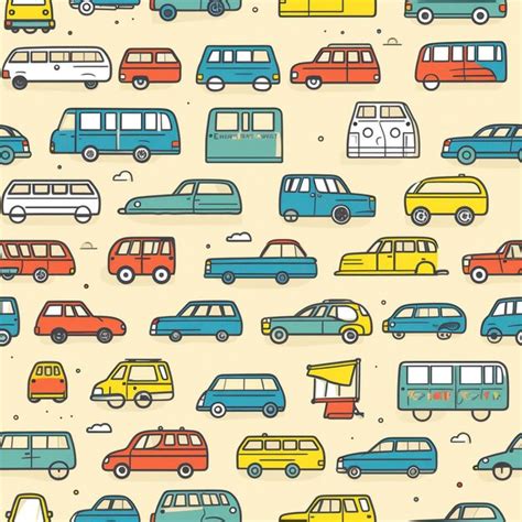 46000 Retro Car Pattern Pictures