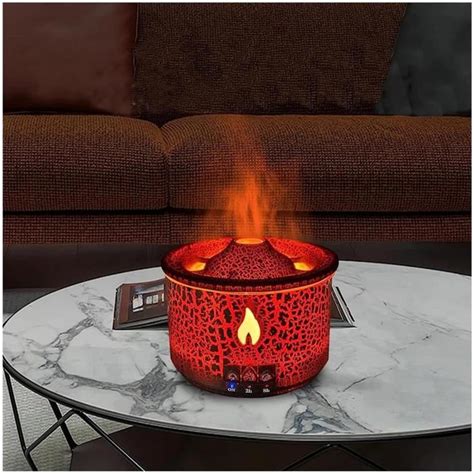 Diffuseur Huiles Essentielles Flame Diffuseur D Huiles Essentielles Couleurs Formes De Fumée