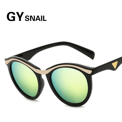 Gysnail Trendy Hip Hop Oval Sunglasses For Women Men Newest Cool Eyebrows Frame Sun Glasses