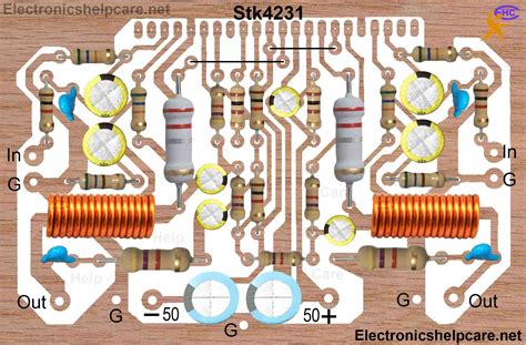 Stk4231 Circuit Diagram Electronics Help Care