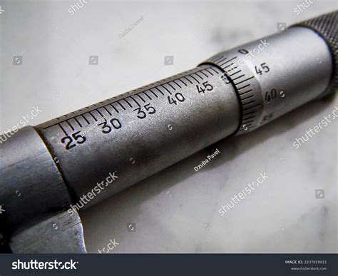 Precision Measurement Tool Micrometric Measurement Scale Stock Photo 2237019911 Shutterstock