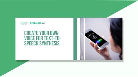 Creating Your Own Voice For Text To Speech Synthesis