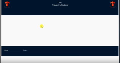 Angular 2 Y Firebase Parte 2 Comenzamos Un Pequeño Chat De Ejemplo