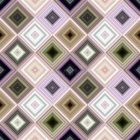 Seamless Diagonal Square Mosaic Tile Pattern Background Vector Illustration Stock Vector