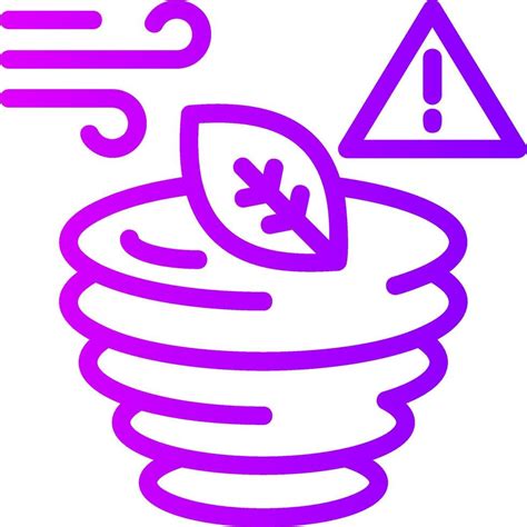 Tornado Warning Linear Gradient Icon 39478468 Vector Art At Vecteezy
