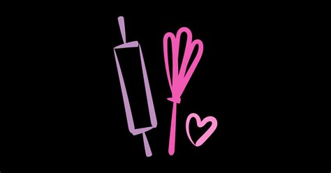 Set Of Cute Baking Utensils In Pastel Colors Baking Sticker Teepublic