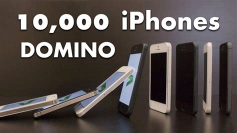 ¿Un dominó de 10000 iPhone 5? Aatma Studio lo ha grabado en vídeo