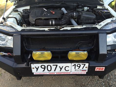 ПТФ освар в стоячем положении — Chevrolet Niva (1G), 1,7 л, 2012 года ...