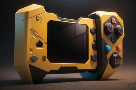 Premium Ai Image Game Console Console Device 3d Rendering Model Handheld Entertainment Offline