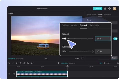 Controlador de velocidade para diminuir ou acelerar vídeo CapCut