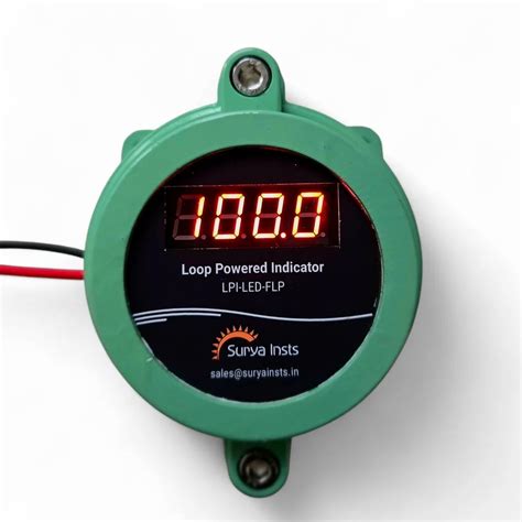 Digital Flameproof Loop Power Indicator 01 Model Namenumber Lpi
