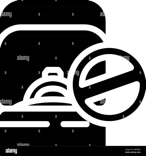 Stamp Rejected Glyph Icon Vector Illustration Stock Vector Image And Art Alamy