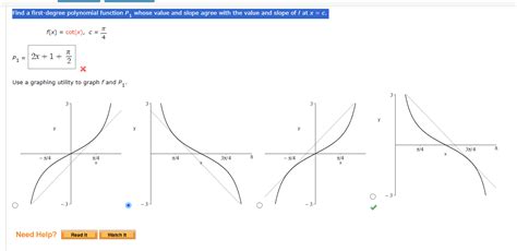 Solved Find A First Degree Polynomial Function P1 ﻿whose