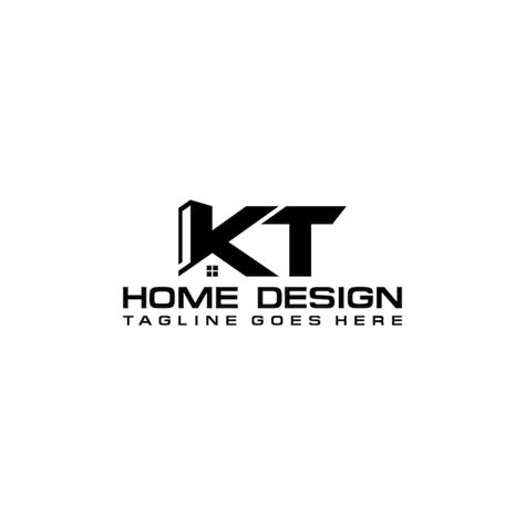 Premium Vector K T Initial Home Real Estate And Apartment Logo Vector