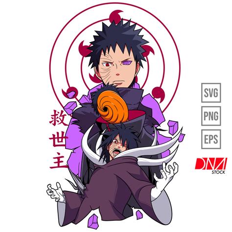 Obito Svg Uchiha Obito Svg Naruto Shippuden Svg Anime Svg Inspire
