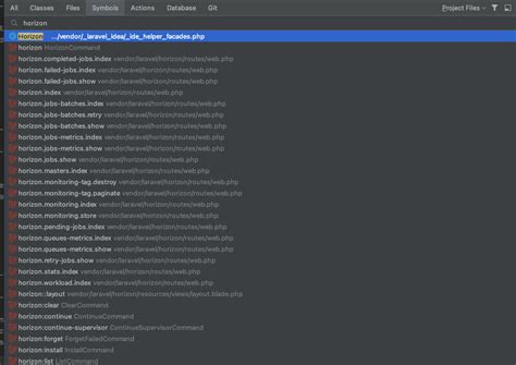 Feature Request Mark Routes And Commands In Symbol Search As Non