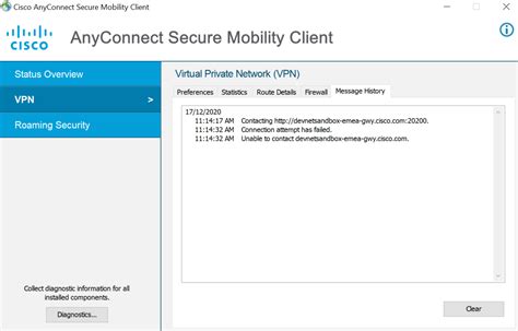 Anyconnect Vpn Into Cisco Sandbox Cisco Community