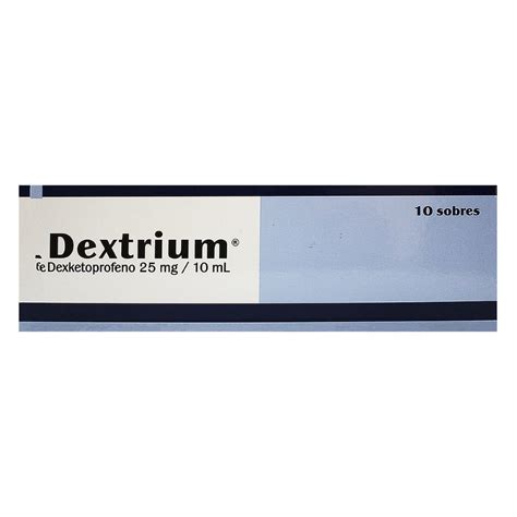 Dextrium 25mg10ml X 10 Sobres Bebibles Siman El Salvador