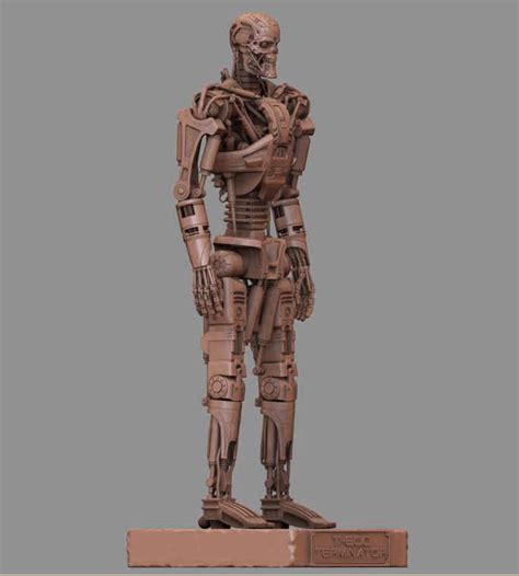 T 600 Terminator Salvation V2 High Detal 3d Print Model By Skynet 2029
