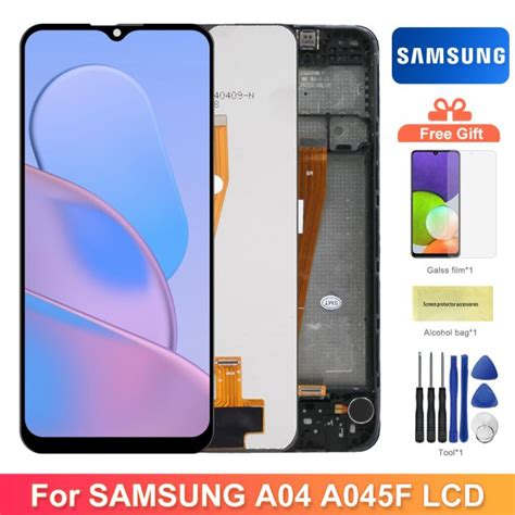 Lcd For Samsung Galaxy A04 A045 Original Lcd Display Touch Screen Digitizer Assembly Replacement