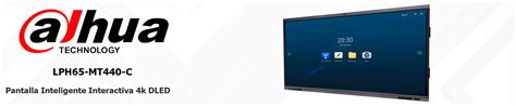 Dahua Lph65 Mt440 C Pantalla Inteligente Interactiva 4k Dl