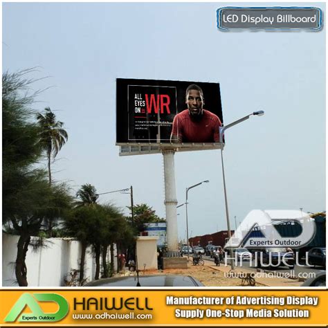 Latest Full Color Technology Outdoor Digital Led Screen Display Billboard Adhaiwell