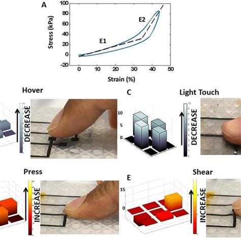 sensor response to different stimuli a non linear elastic response