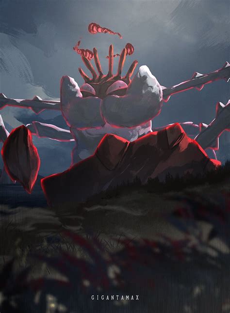 Kingler And Gigantamax Kingler Pokemon Drawn By Otsumami Bu Bu Heaven Danbooru