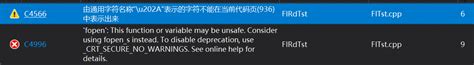 错误c4566：由通用字符名称“u202a”表示的字符不能在当前代码页936中表示出来 Csdn博客