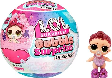 Кукла Lol Surprise Color Bubble Lil Sisters ЛОЛ Бабл Лил Систерс