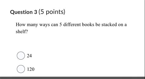 Solved Question Points How Many Ways Can Different Chegg