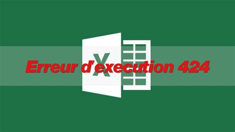 how to fix runtime error 424 object required in excel