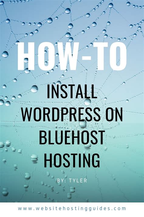 How To Install Wordpress On Bluehost Hosting Website Hosting Bluehost Hosting