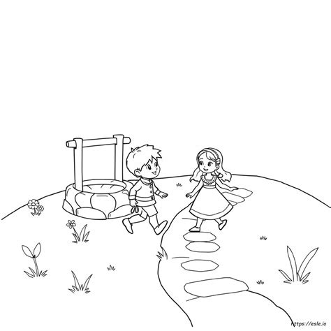 Jack Dan Jill Mewarnai Gambar