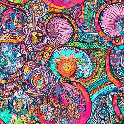 Mindfulness Colorful Hyper Realistic Intricate Detail Illustration