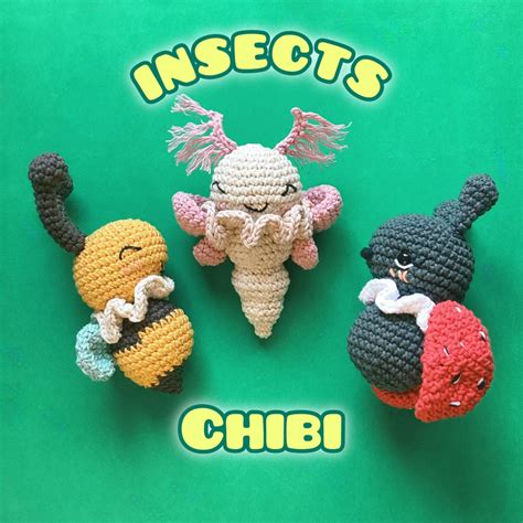 Insects Chibi Amigurumi Patterns Etsy