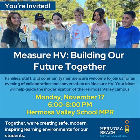 Measure Hv Building Our Future Together Hermosa Beach City School