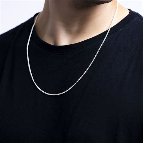 Corrente Masculina De Prata 925 Grumê 2mm 60cm Code Brincos