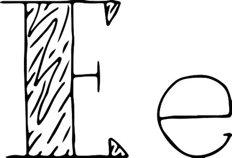 대문자 E와 소문자 E는 대문자에 선이 그려져 있으며 검은 색으로 손으로 그려져 있습니다 0명에 대한 스톡 벡터 아트 및 기타 이미지 0명 개체 그룹 검은색 Istock