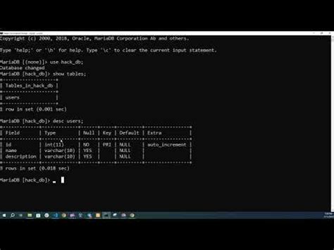 SQL Injection With PHP Application YouTube