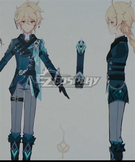 Genshin Impact Aether Snezhnaya Outfit Cosplay Costume