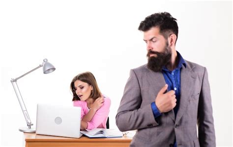 Premium Photo Office Manager Or Secretary Sexy Lady Office Worker How To Contain Sexual Desire