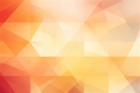 Abstract Geometric Background In Orange And Yellow Tones Premium Ai Generated Image