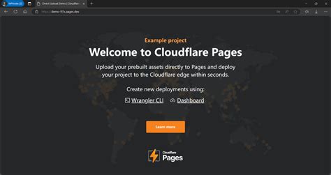 如何使用cloudflare Pages免费快速部署静态网站 樱落君归